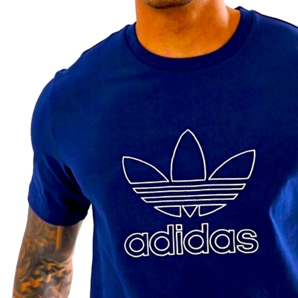 adidas | Shirts | Retro Adidas Originals Premium Outline Tee | Poshmark